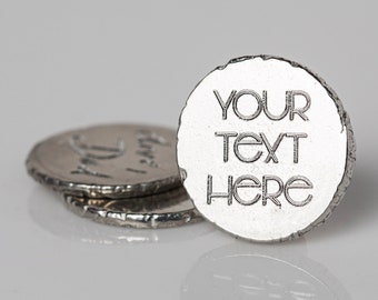 Forever My Personalized Memorial Metal Pocket Token - Etsy