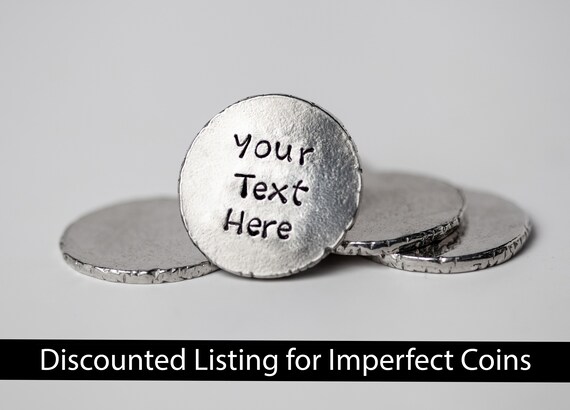 Personalized Pocket Coin DISCOUNTED FOR IMPERFECTIONS | Etsy