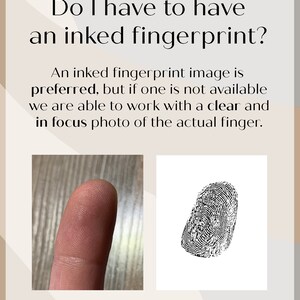 Personalized Fingerprint Pocket Coin, Personalized Gift, Custom Worry ...