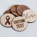 Personalized Wood Coin, Engraved Wooden Coin, Wood Tokens, Personalized ...