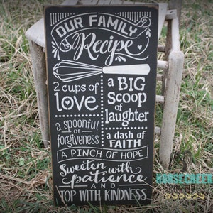 Rustic Kitchen Decor 12x24 Kitchen Wood Sign Farmhouse - Etsy