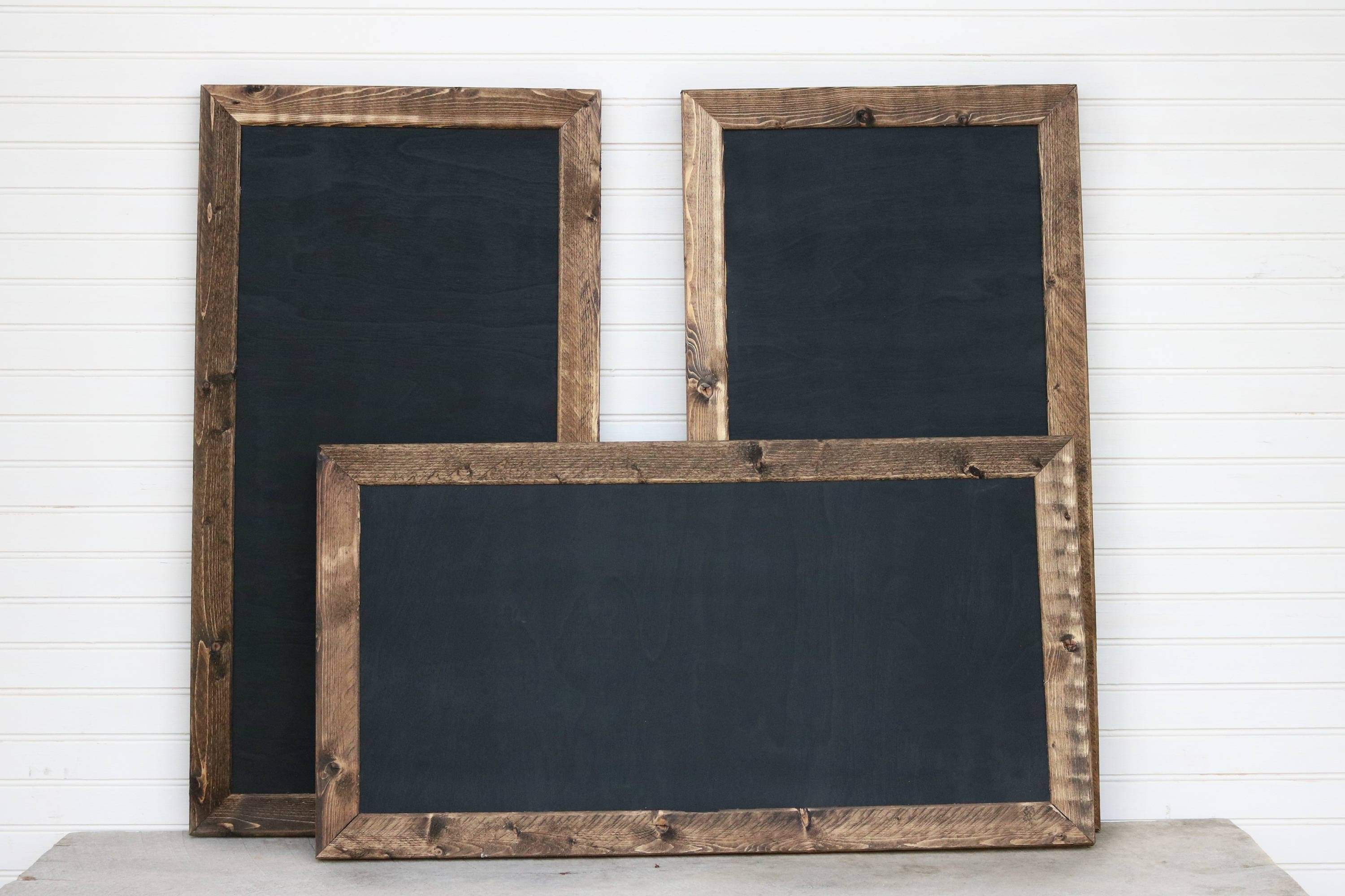 Blank Framed Chalkboard Rustic Chalkboard Sign For Kitchen | Etsy