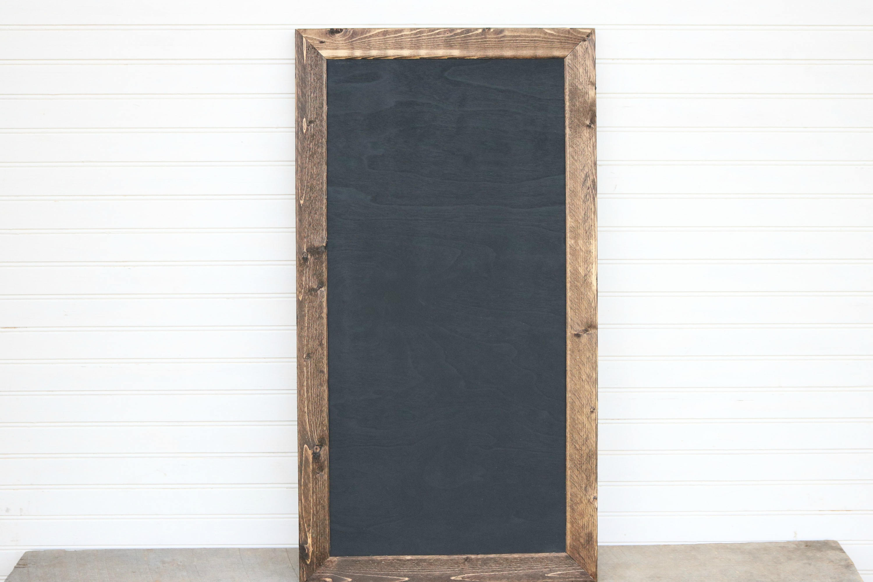 Blank Framed Chalkboard Rustic Chalkboard Sign For Kitchen | Etsy