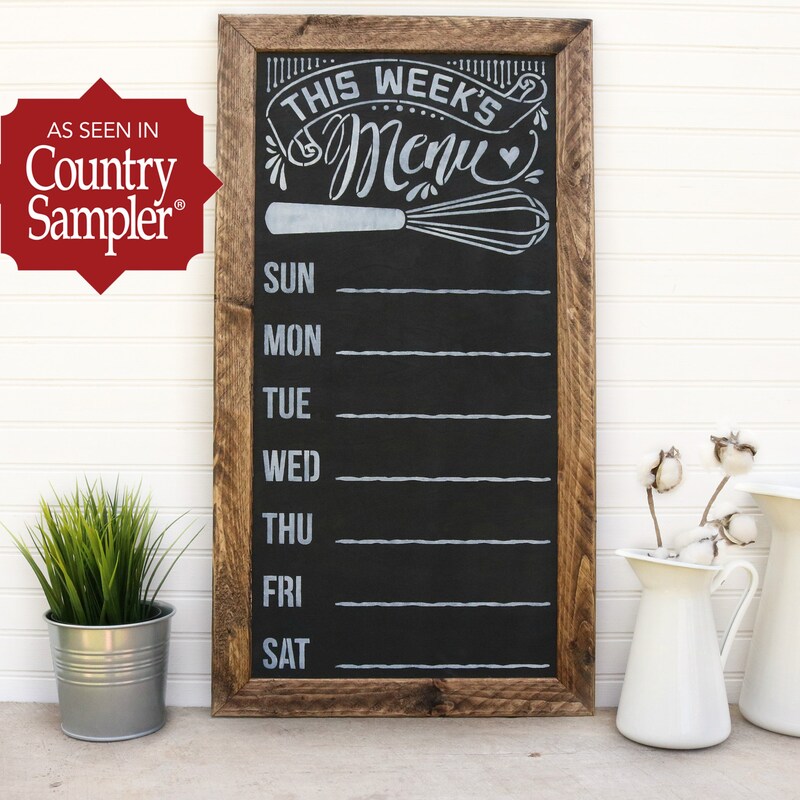 Menu Chalkboard - Etsy