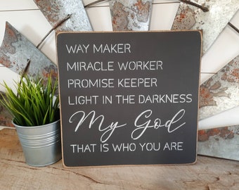 Waymaker Wall Art - Etsy