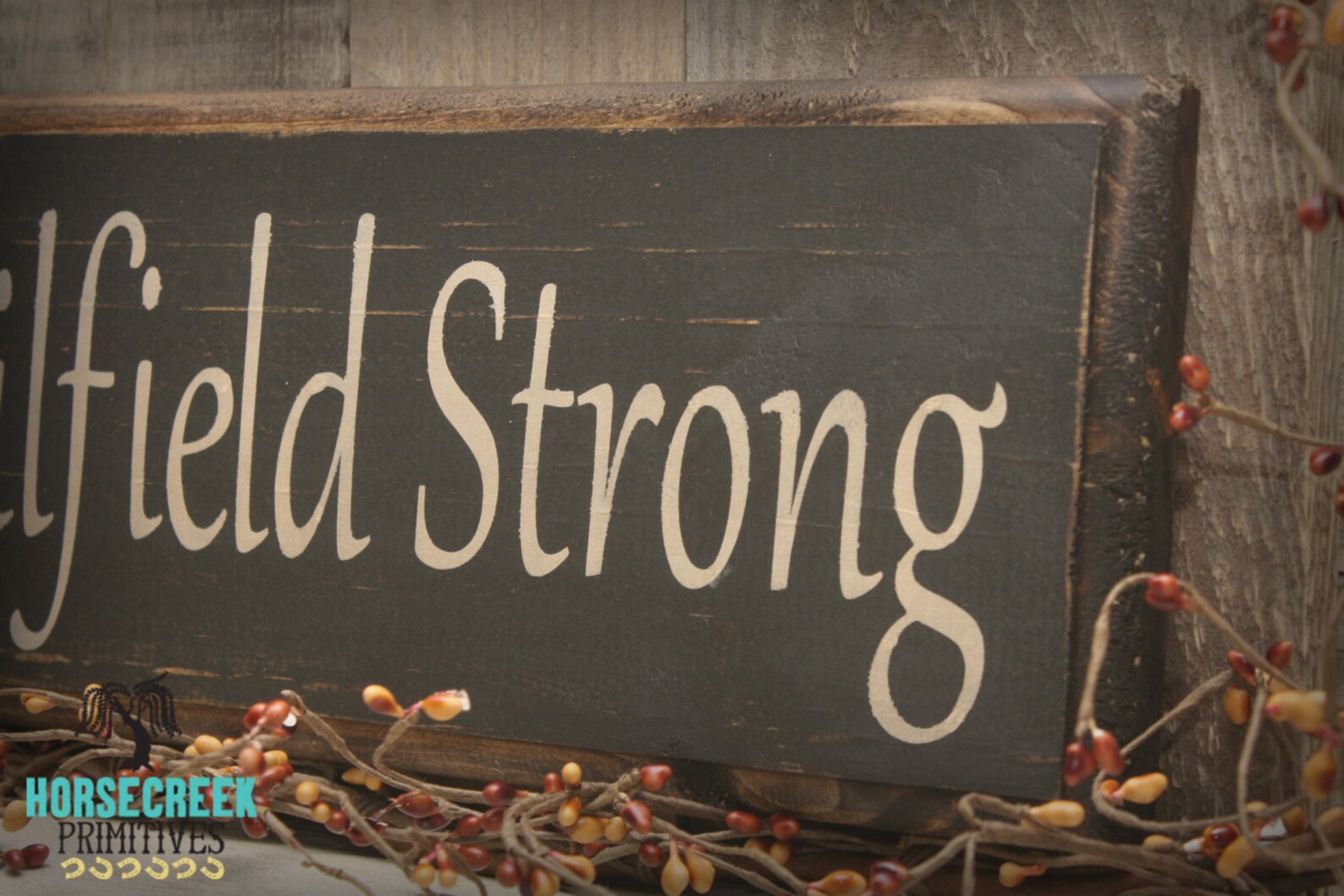 Handcrafted Oilfield Primitive Wood Sign our Love is | Etsy