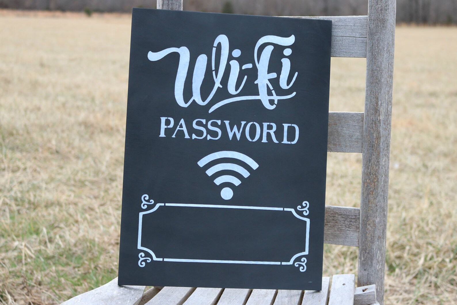 Wifi Internet Password Sign Chalkboard Guest Room Decor for - Etsy