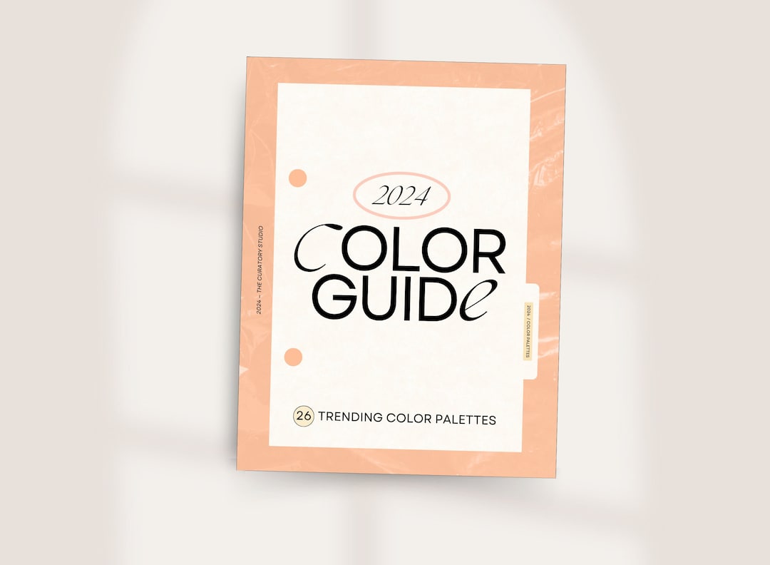 2024 Color Palette Guide • 26 Individual Color Palettes Based on Trend ...