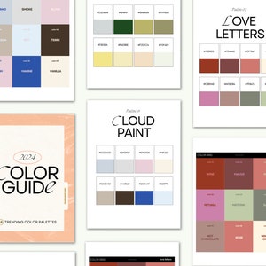 2024 Color Palette Guide • 26 Individual Color Palettes Based on Trend ...