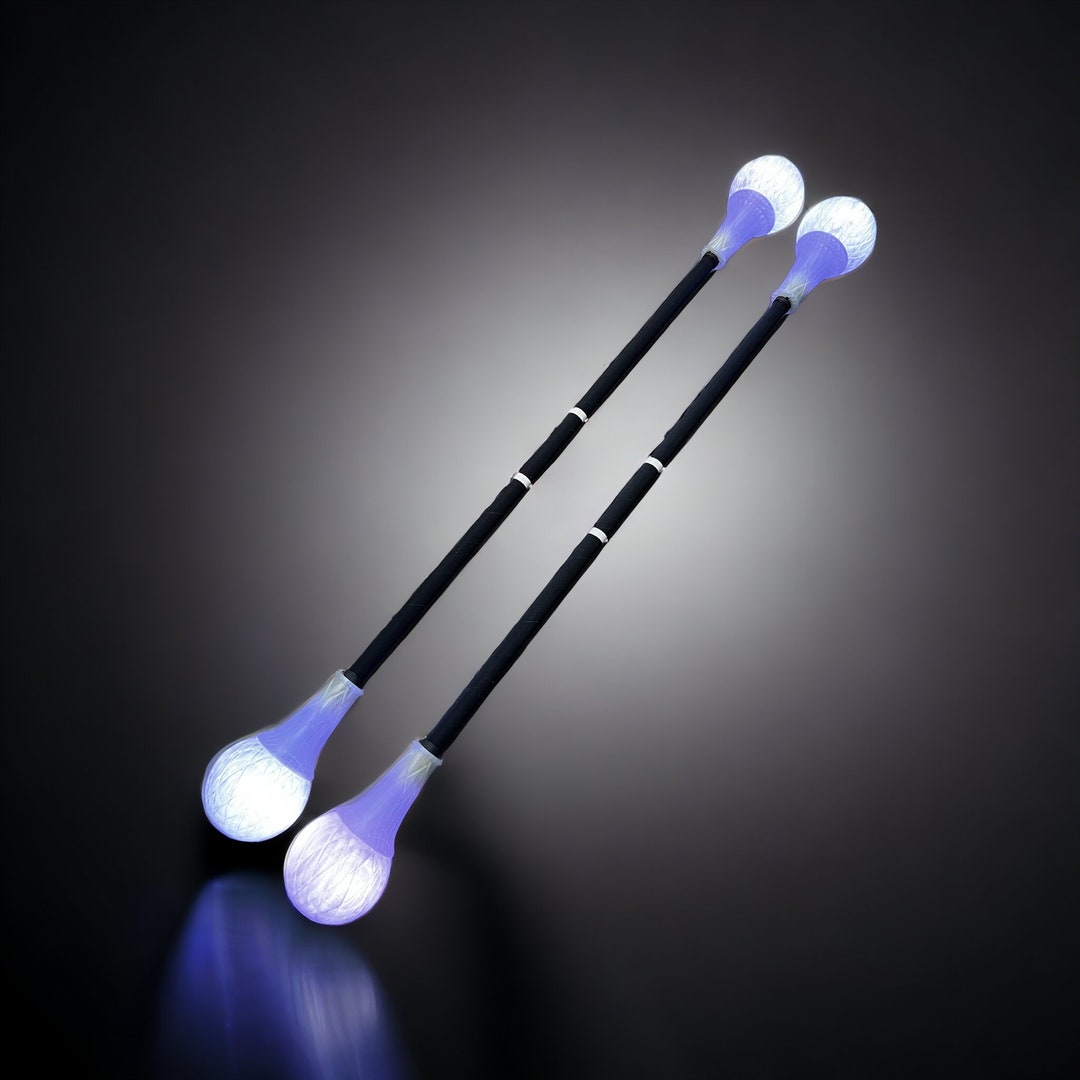 Double Staff V2 (LED or Practice) - Etsy