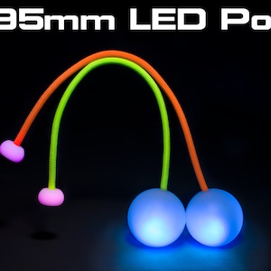 95mm LED Contact Poi - Etsy