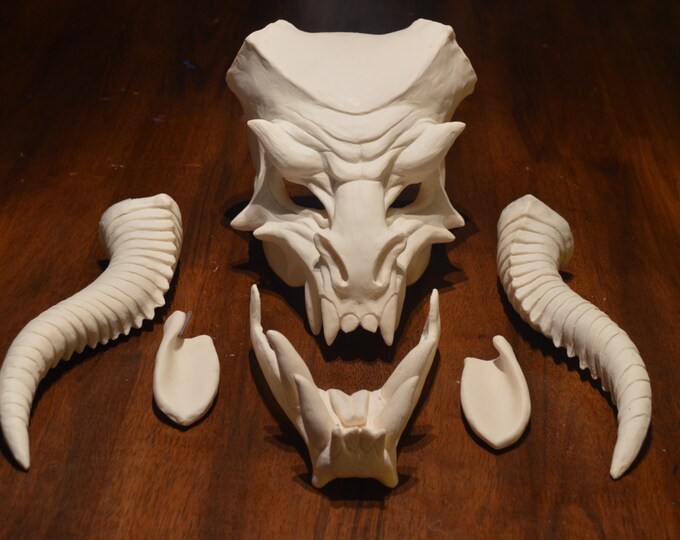 DIY Baphomet Mask Blank Kit - Cast Resin Mask Kit - Etsy