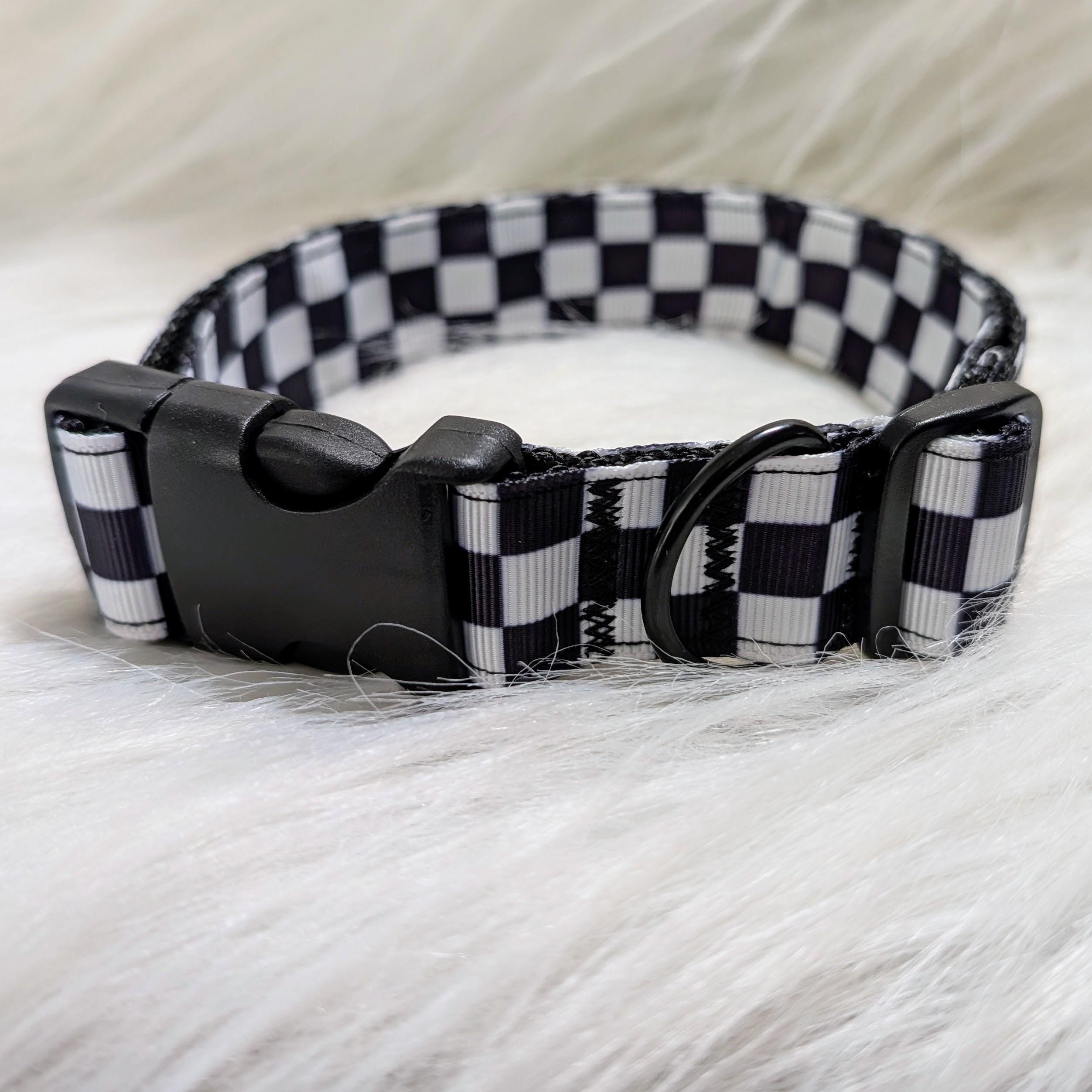 Checkered Emo Kemonomimi Collar | Cosplay Puppy Choker - Etsy