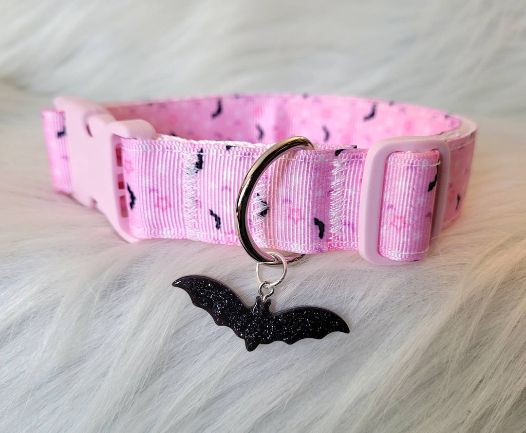Pastel Goth Bat Collar, Pink Kemonomimi Choker, Kawaii Cosplay - Etsy