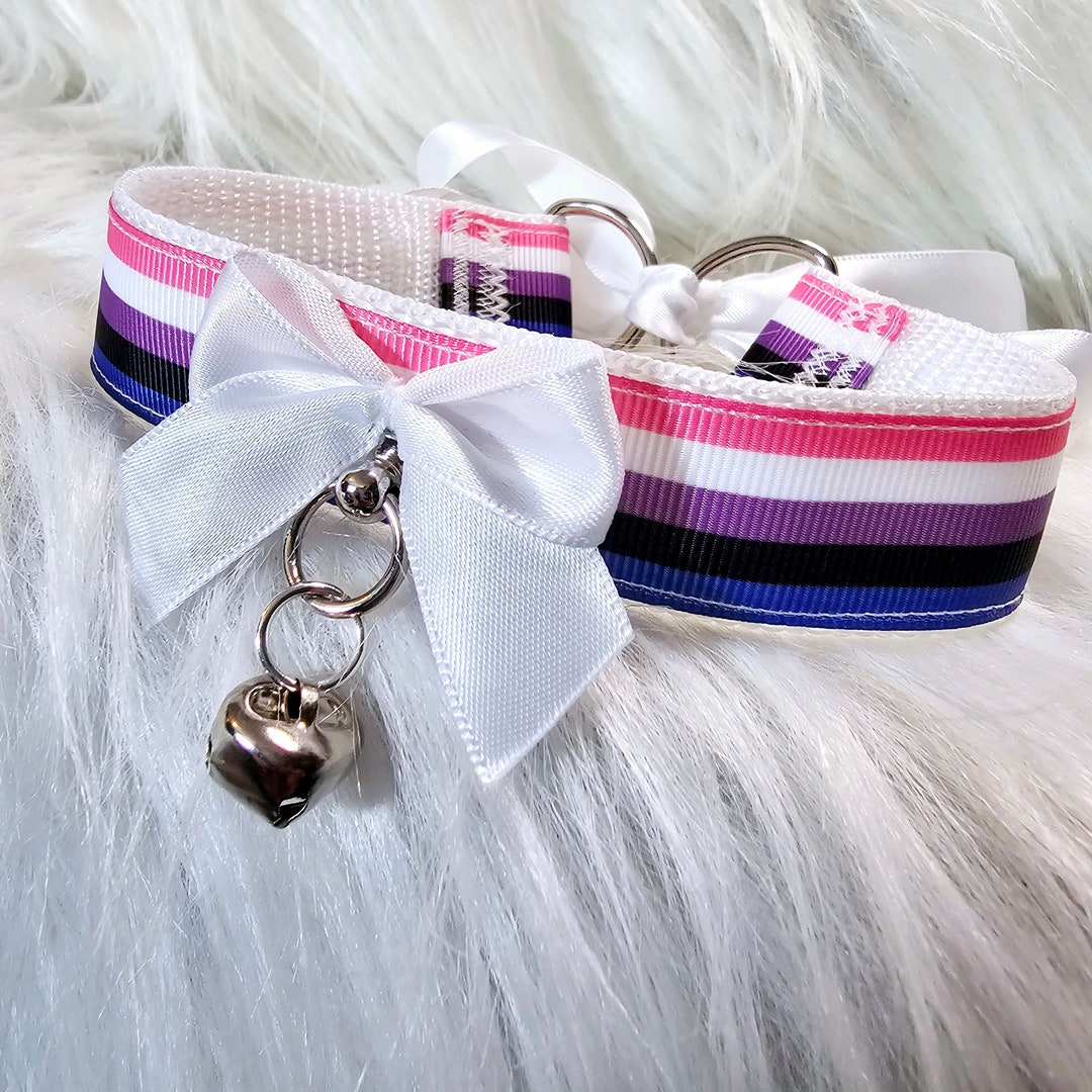 Unique Pride Flag Choker Genderfluid Expression Jewelry LGBTQ Cosplay ...