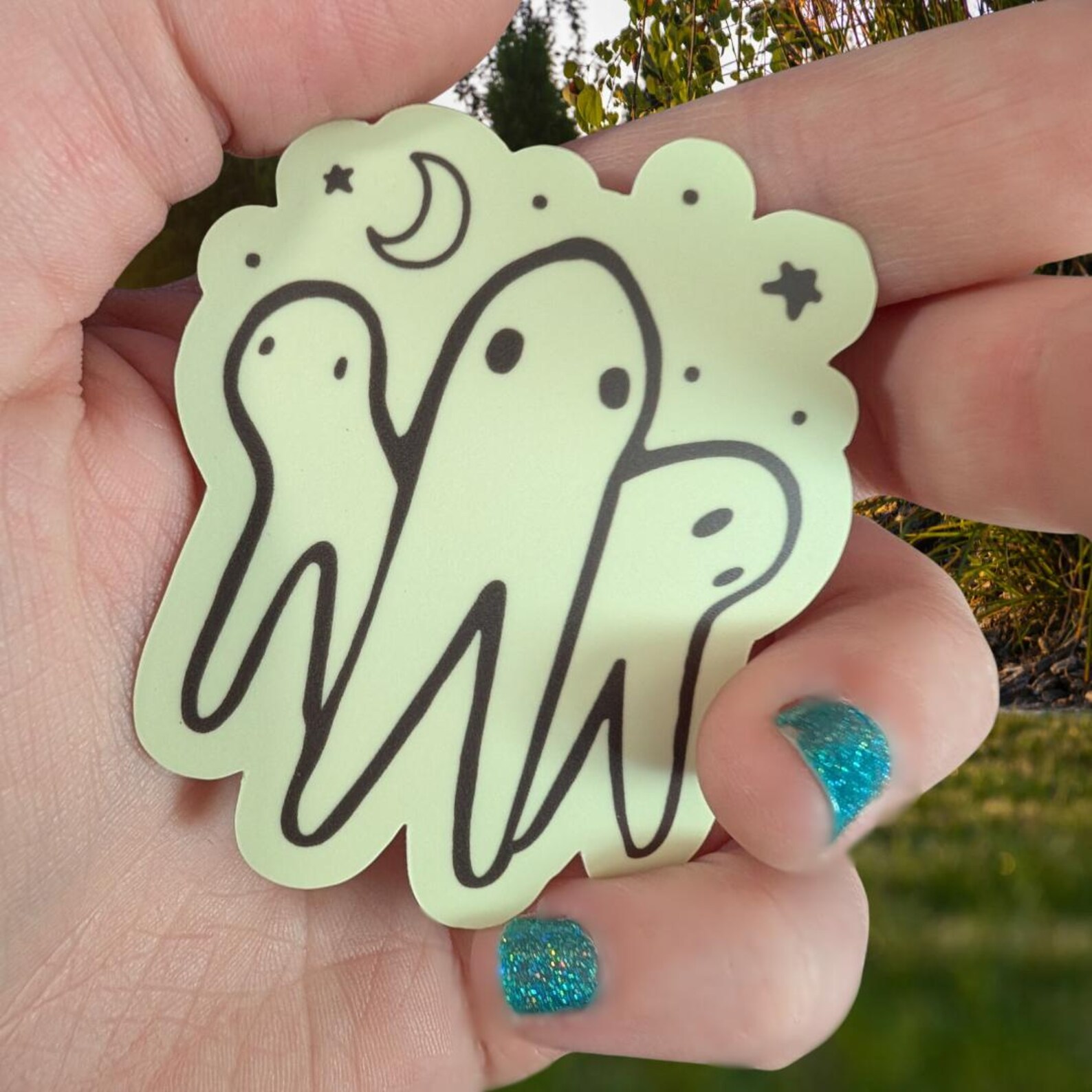 Fresno Nightcrawlers Cryptid Glow in the Dark Sticker 2.1" X2.5" - Etsy