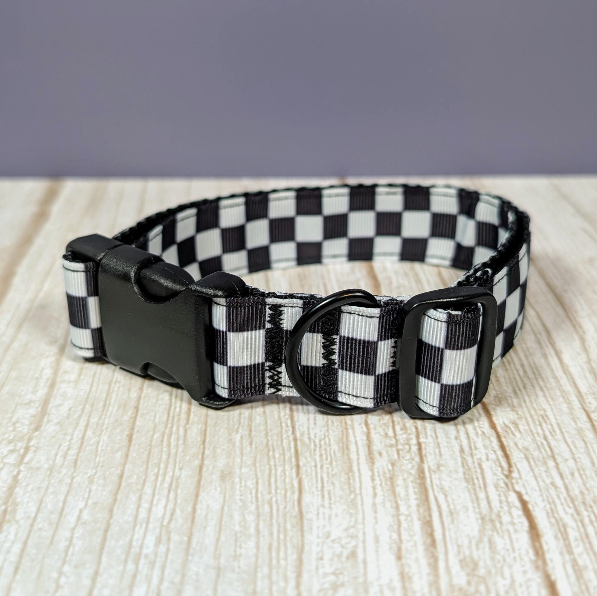 Checkered Emo Kemonomimi Collar | Cosplay Puppy Choker - Etsy