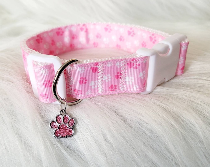 Purple Kawaii Heart Choker Puppy Play Collar Petplay Choke Adjustable ...