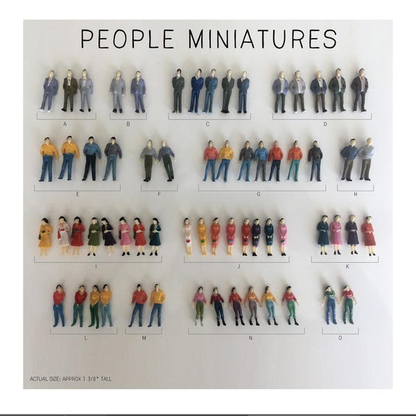 Miniature People - Etsy