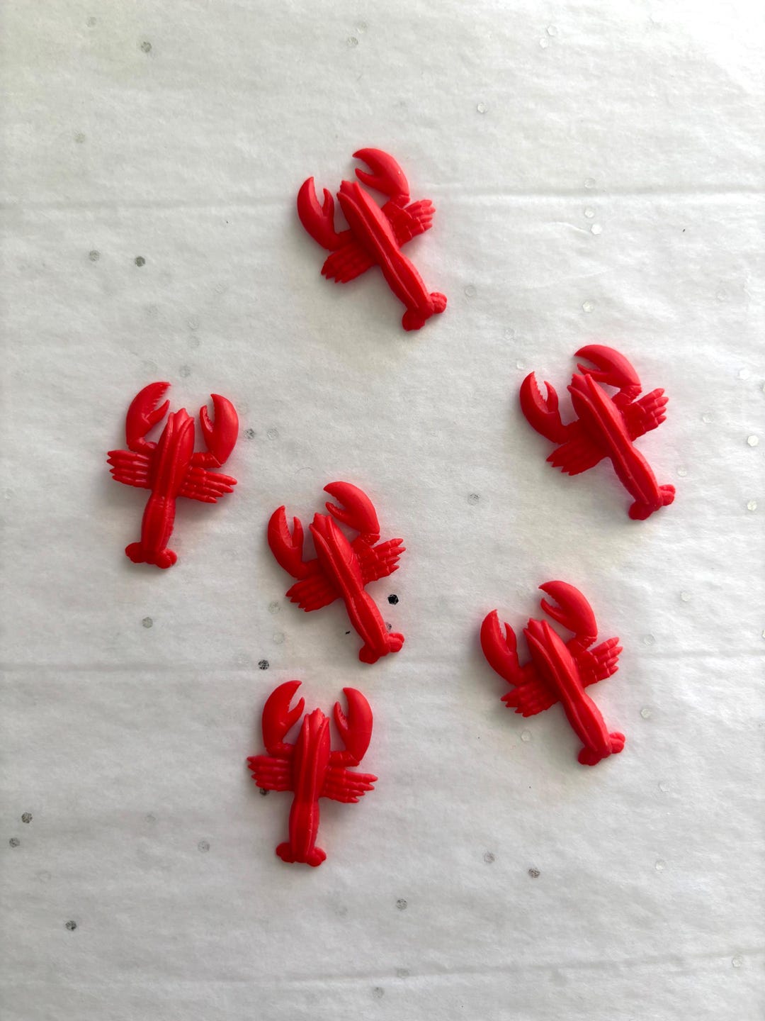 Tiny Lobster Figurine – Miniature Soft Plastic Lobster for Diorama or ...