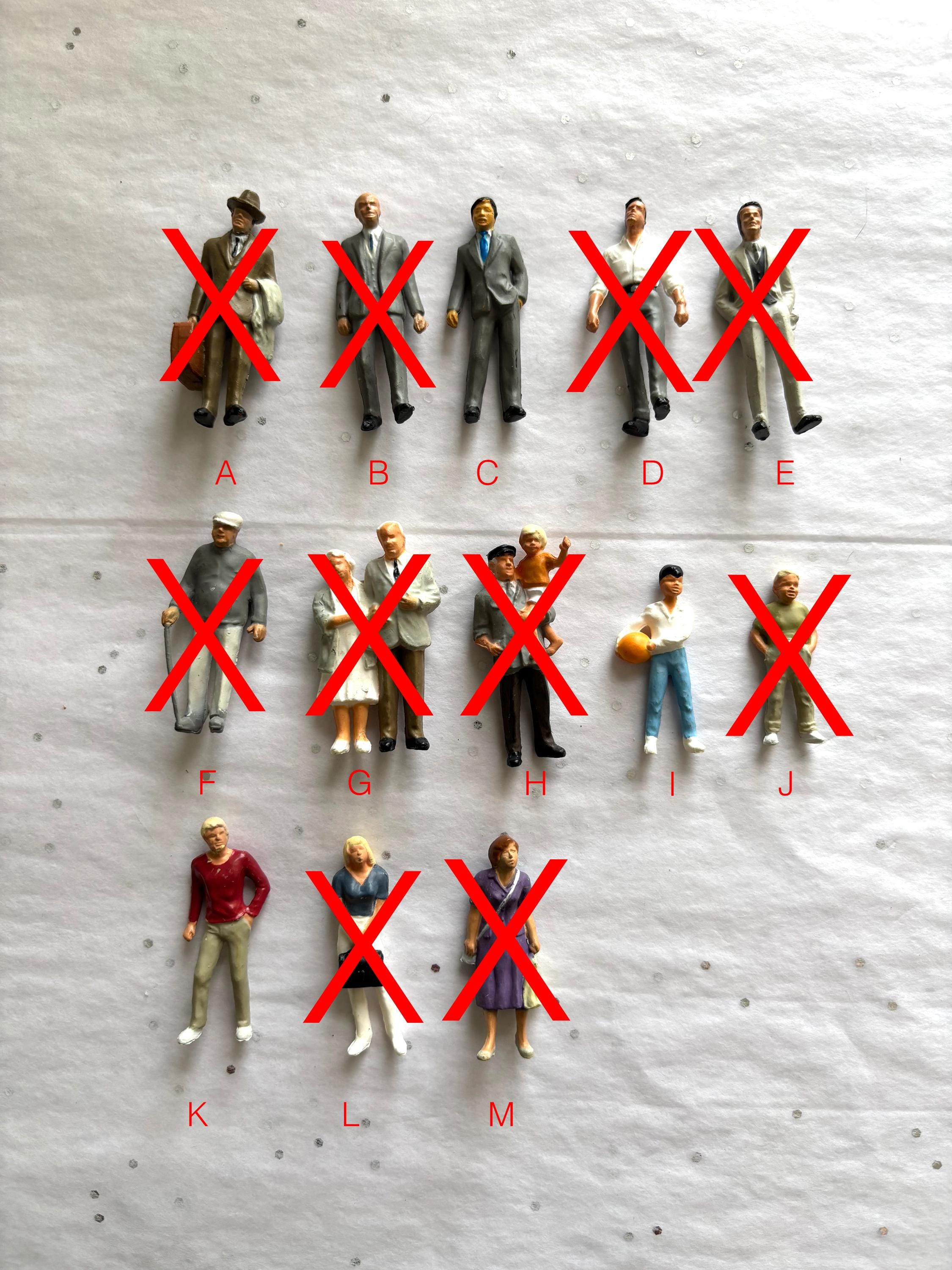 Miniature People 44mm Figurines for Models, DYI and More - LIMITED ...