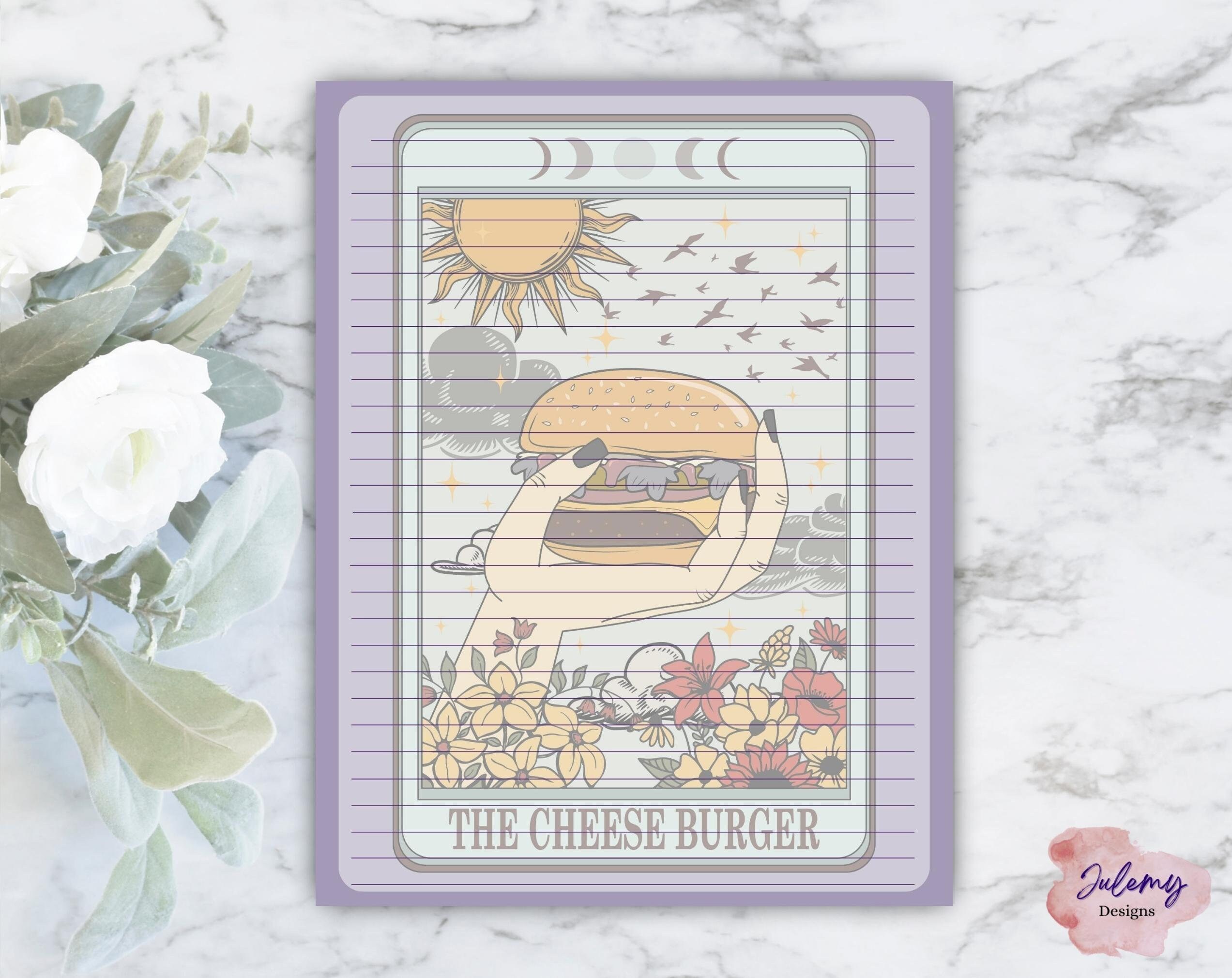 Food Tarot 1 - Funny Food Tarot Card Stationery, Printable Stationery ...