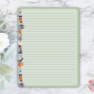 Simple Halloween - Halloween Stationery, Printable Stationery Set ...