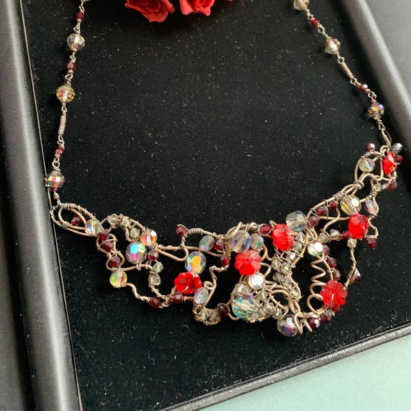 Wire Mesh Necklace - Etsy