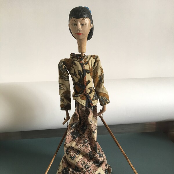 Wooden Oriental Puppet - Etsy