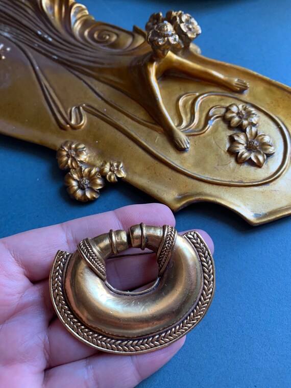 Victorian Pinchbeck Brooch, Gold Victorian Pin, Vinta… - Gem