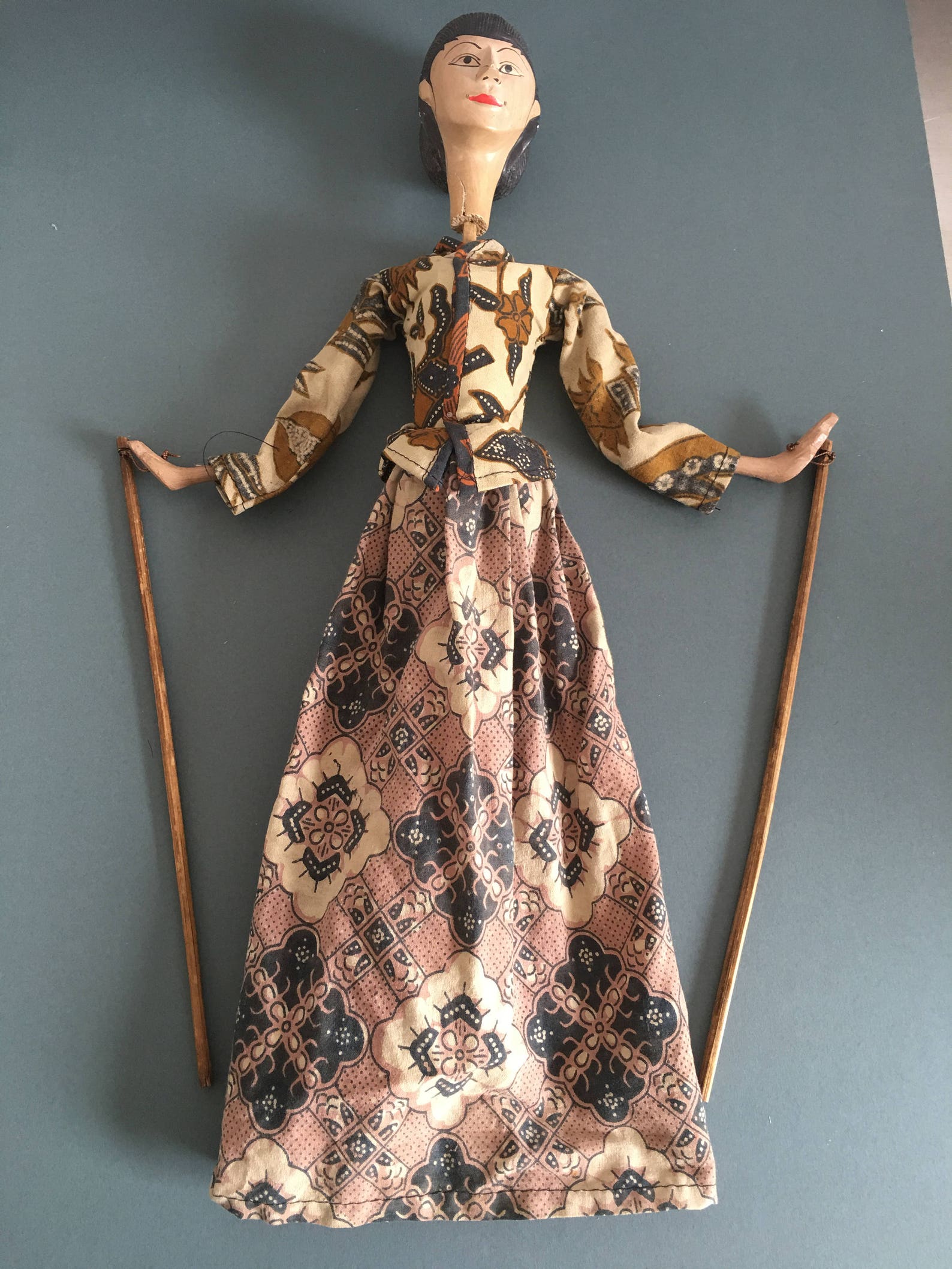 Thai Shadow Stick Puppet Vintage Stick Puppet Thai Nang Yai - Etsy