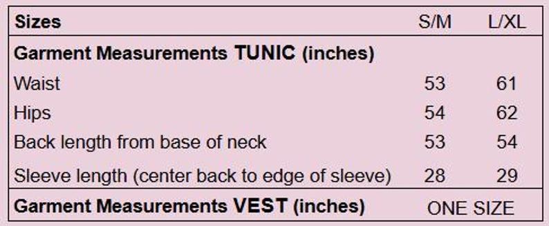 Linen Tunic & Vest (sash) the Chosen Unisex Adult Bible Times Costume ...