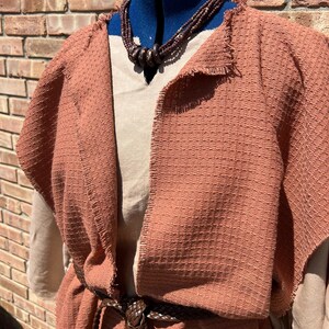 Linen Tunic & Vest (sash) the Chosen Unisex Adult Bible Times Costume ...