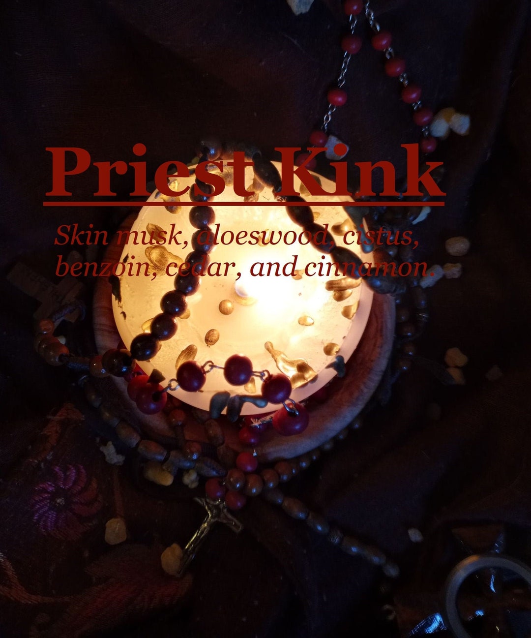 Priest Kinck Fragrance (skin Musk, Aloeswood, Cistus, Benzoin, Cedar ...