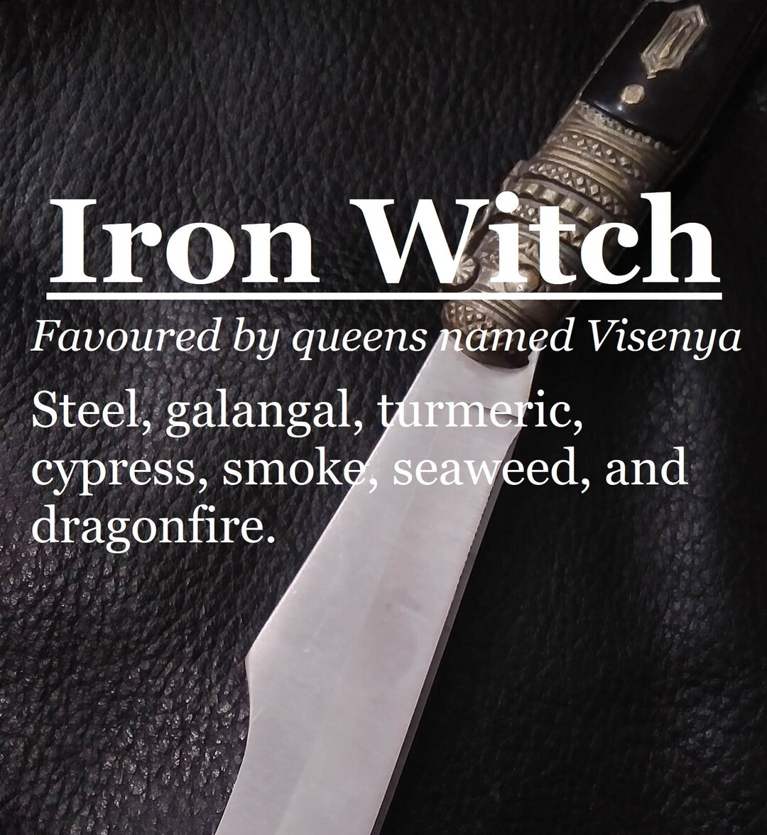 Iron Witch Fragrance, Favoured by Warrior Queens steel, Galangal ...