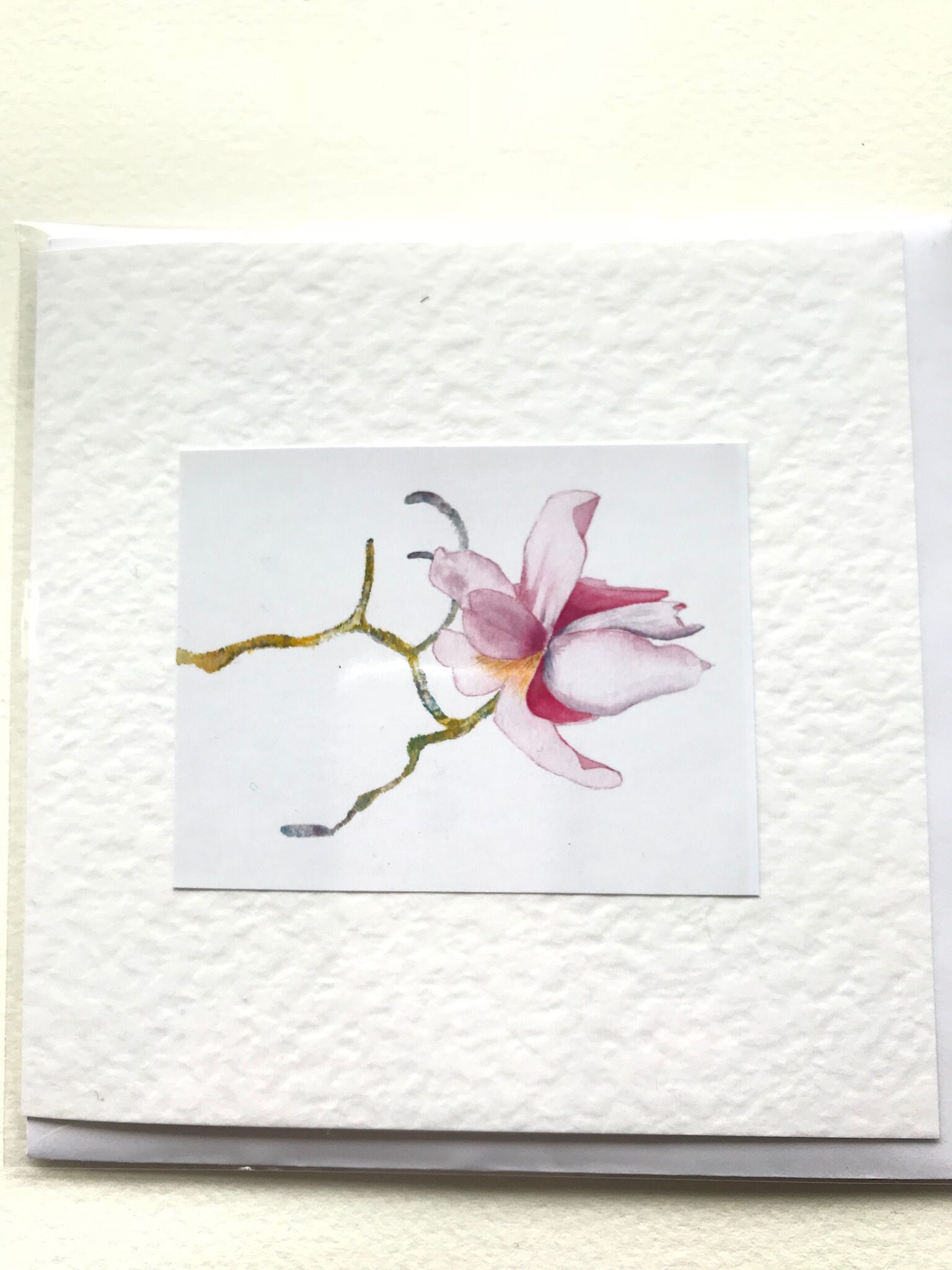 Handmade Watercolour Red Flower Card Set of 4 Floral Note - Etsy Canada