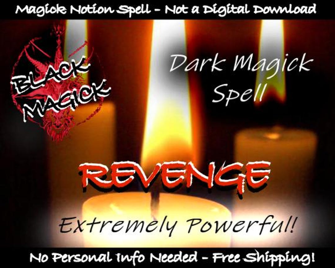 Revenge Spell | Extremely Powerful Magick Spell | Witchcraft | Dark ...