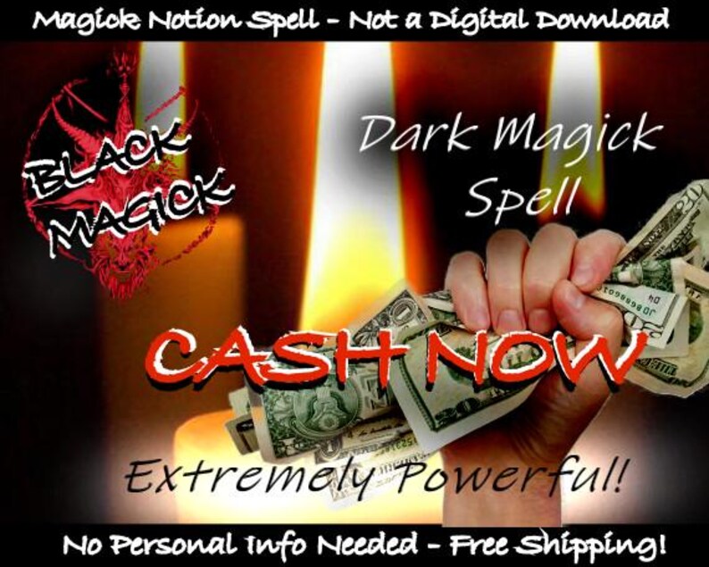 Cash Now Money Magnet Spell | Powerful Magick Spell | Attract Money ...