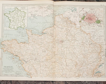 1903 World Map - Etsy