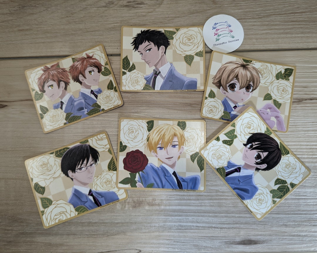 Ouron Highschool Host Club Sticker Pack-waterproof - Etsy