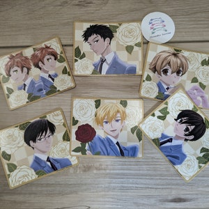 Ouron Highschool Host Club Sticker Pack-waterproof - Etsy