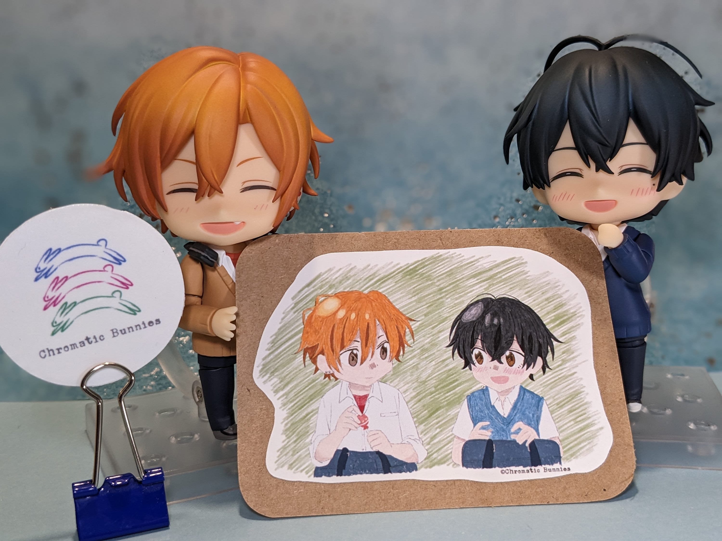 Sasaki and Miyano Chibi Waterproof Sticker - Etsy Ireland