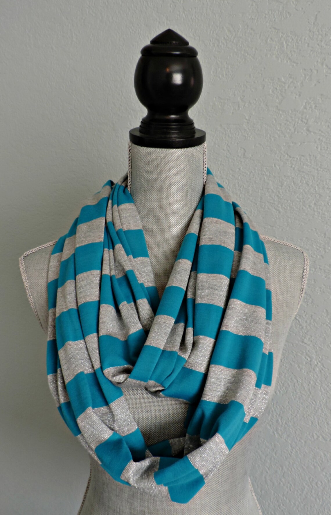 Bold Striped Infinity Scarf//circle Scarf//loop Scarf - Etsy