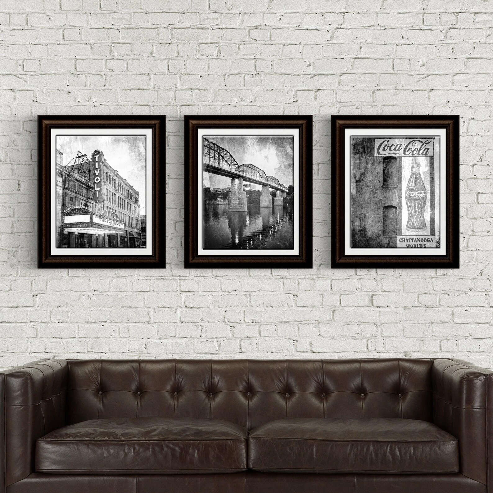 Chattanooga Photography Print Set, Black & White Chattanooga Prints ...