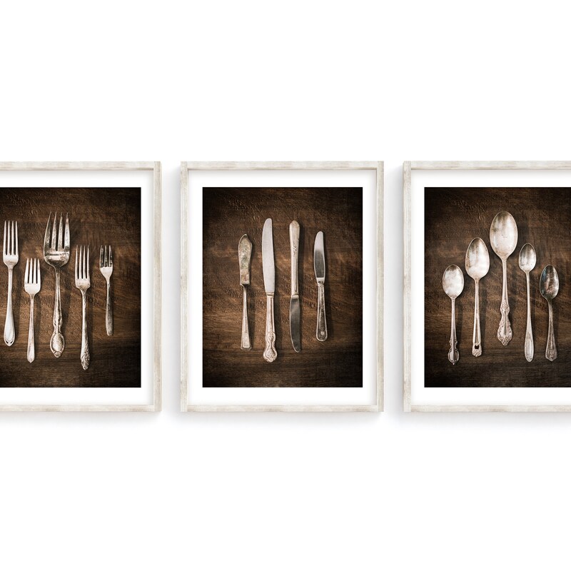 Silverware Art - Etsy