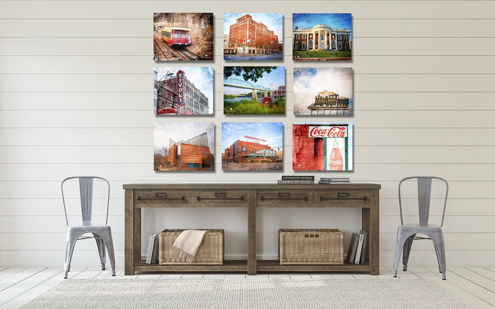 Chattanooga Photography Print or Canvas Set, Chattanooga Art Prints ...