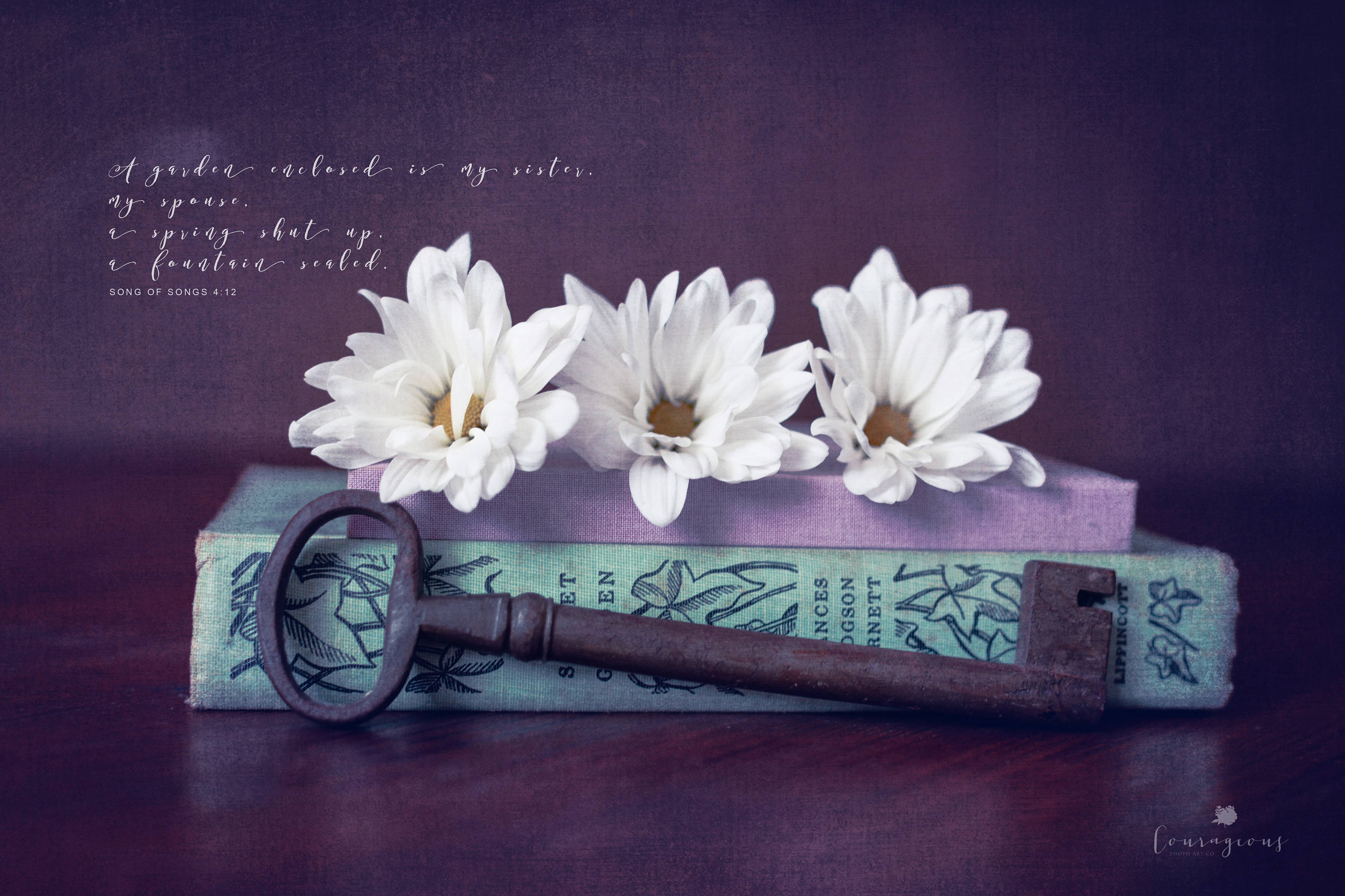 Scripture Photography Print Floral Bible Verse Art | Etsy