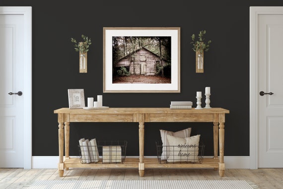 Rustic Barn Wall Art Farmhouse Photography Black & White | Etsy