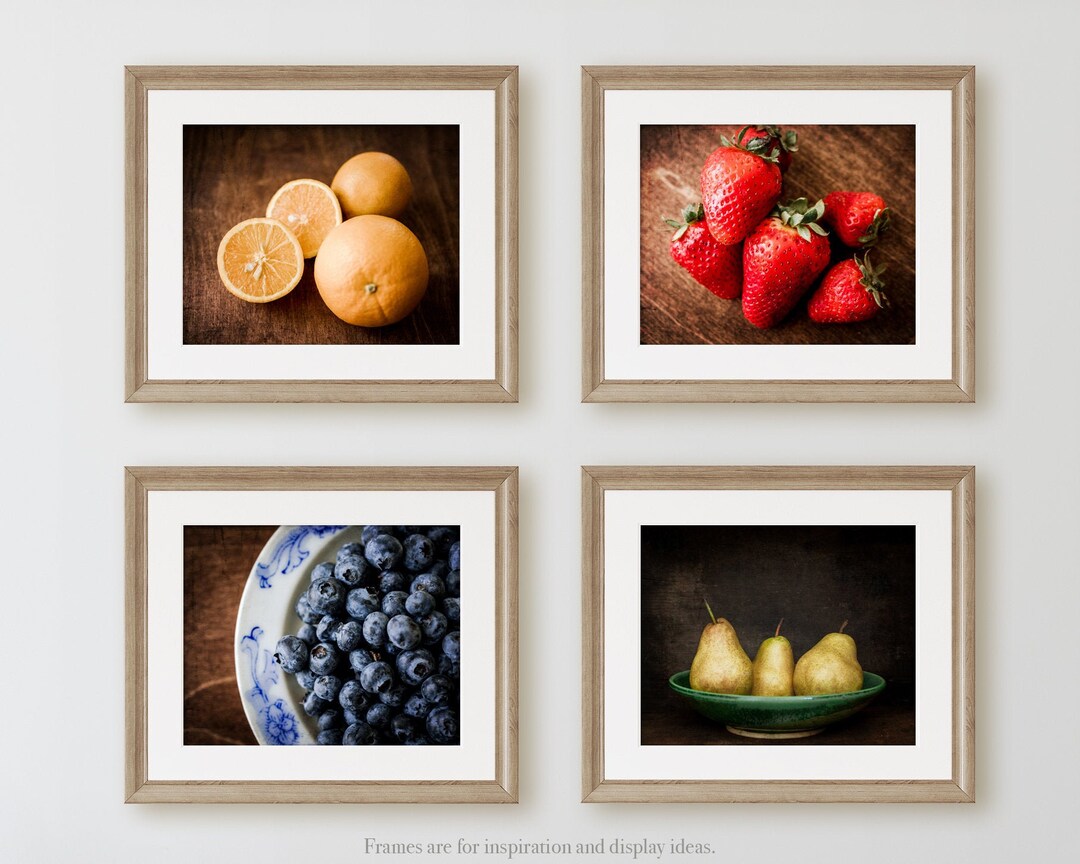 Kitchen Fruit Wall Art Prints and Canvas Prints. Farmhouse Kitchen Home ...