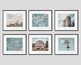 Blue Farmhouse Art | Etsy